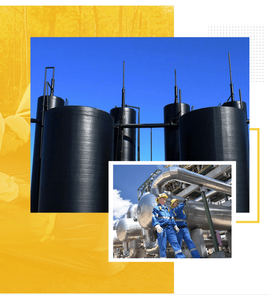 Polyurea Over Geotextile Fabric For Secondary Containment