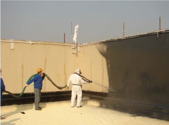 Polyurea-coating-on-the-wall | ArmorThane